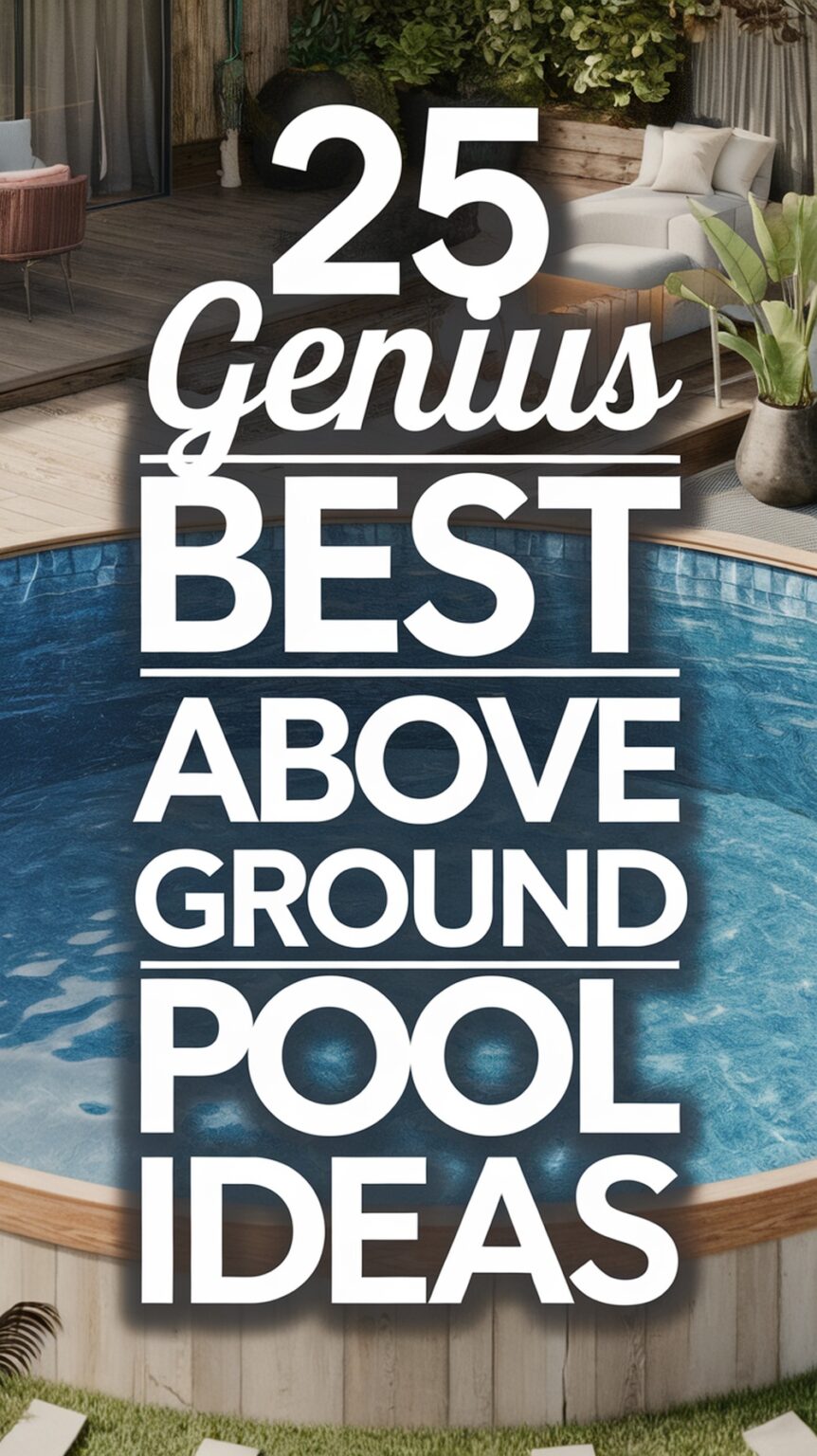 What We Love About Luxury Above Ground Pools with Decks ...