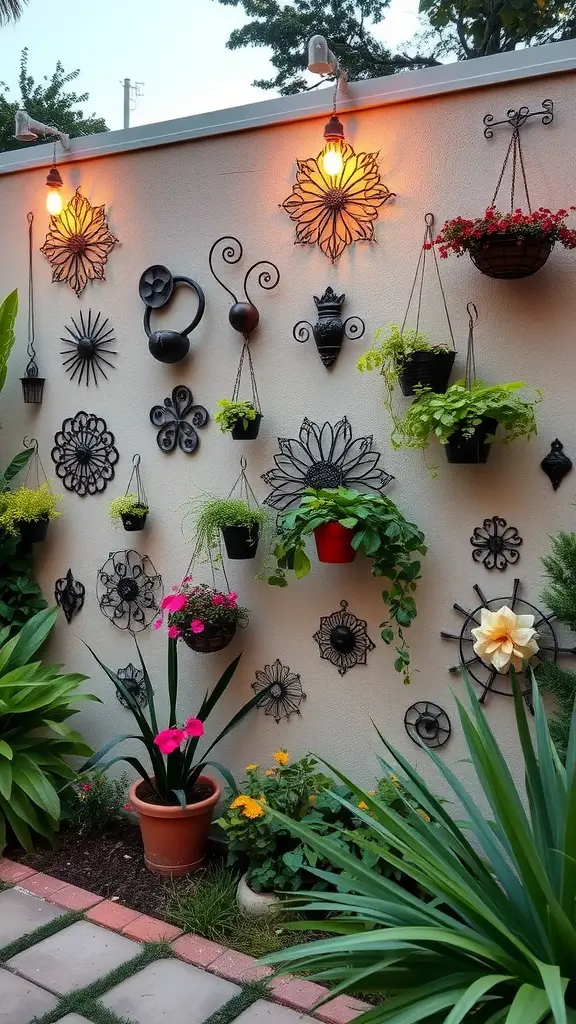 Exterior Outdoor Wall Decor Ideas That Brought Our Patio to Life ...