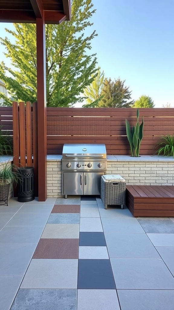 25 Outdoor BBQ Area On a Budget Ideas - smalloutdoorkitchenideas.com