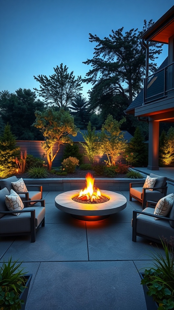 25 Backyard Fire Pit Landscaping for Relaxation ...