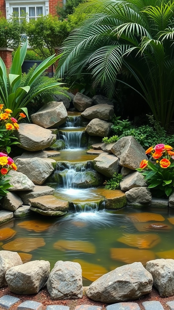 25 Stunning Small Backyard Waterfall Ideas - smalloutdoorkitchenideas.com