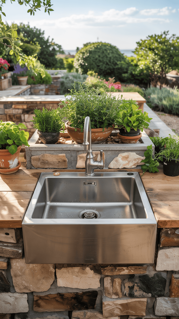 Outdoor Kitchen Sink Installations Perfect for Families to Enjoy ...
