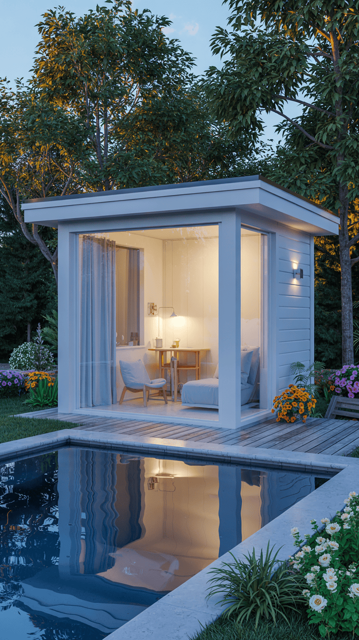 How to Create Stylish Small Pool House Ideas on a Budget ...