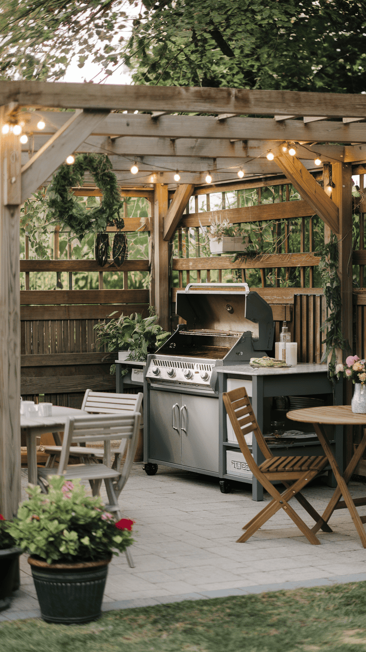 How to Design Stylish Small Backyard Kitchen Ideas ...