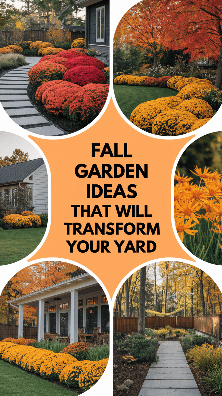 Fresh Fall Flower Garden Ideas to Brighten Up Your Yard - Small Outdoor ...