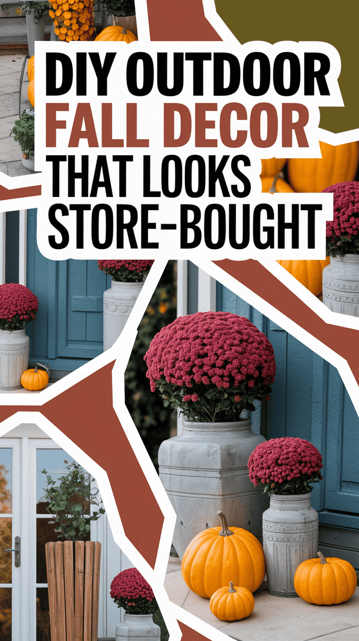 How to Make DIY Fall Outdoor Decorations on a Budget ...