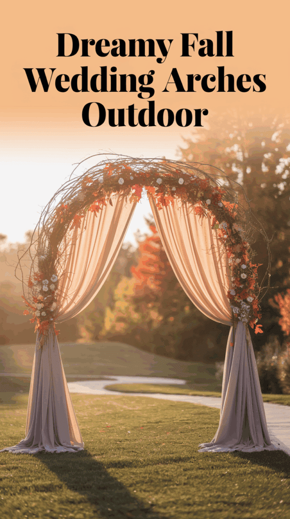 Fall Wedding Arch Ideas Outdoor Brides Will Love ...