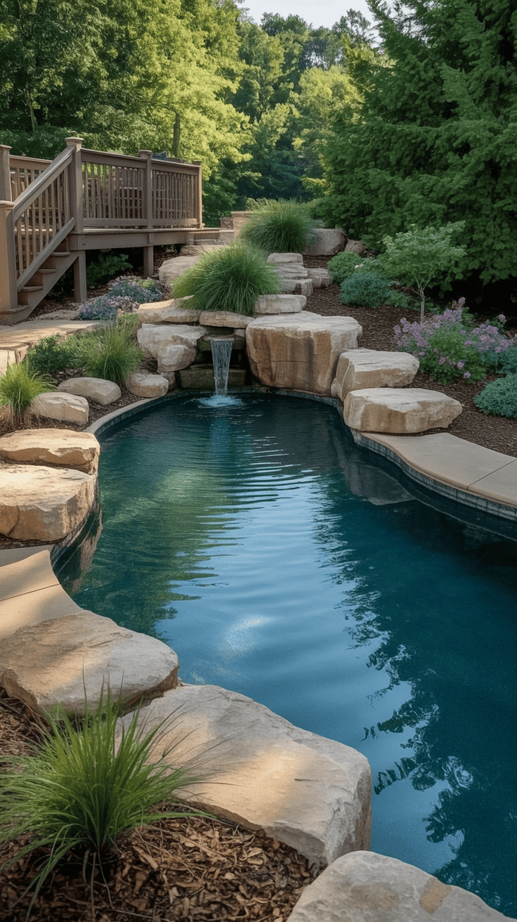 Natural Swimming Pool Pond That Blends Into Your Backyard ...