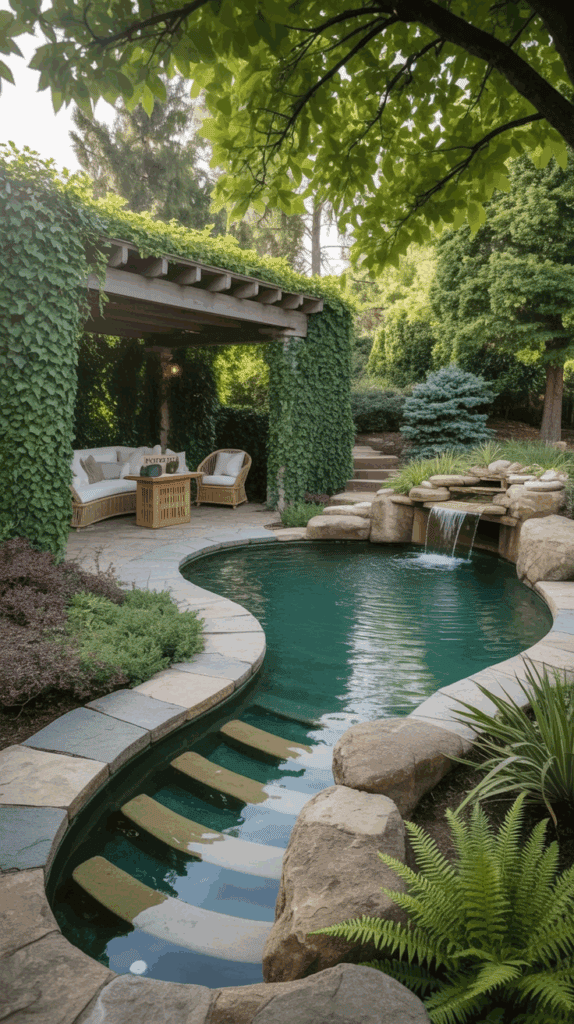 Natural Swimming Pool Pond That Blends Into Your Backyard ...