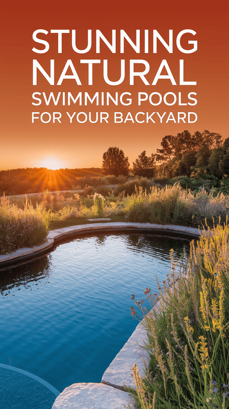 Natural Swimming Pool Pond That Blends Into Your Backyard ...