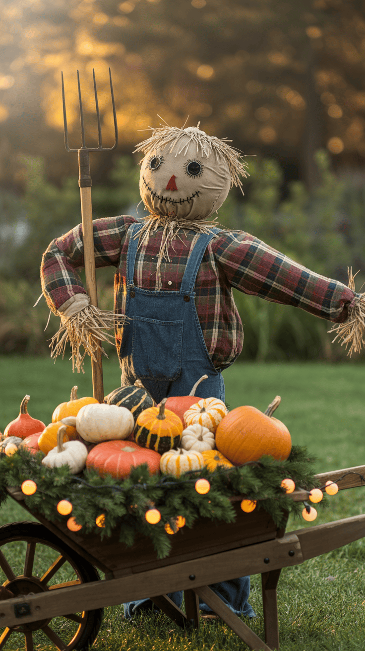 Life Size Scarecrow for Garden That Brings Fall Charm ...
