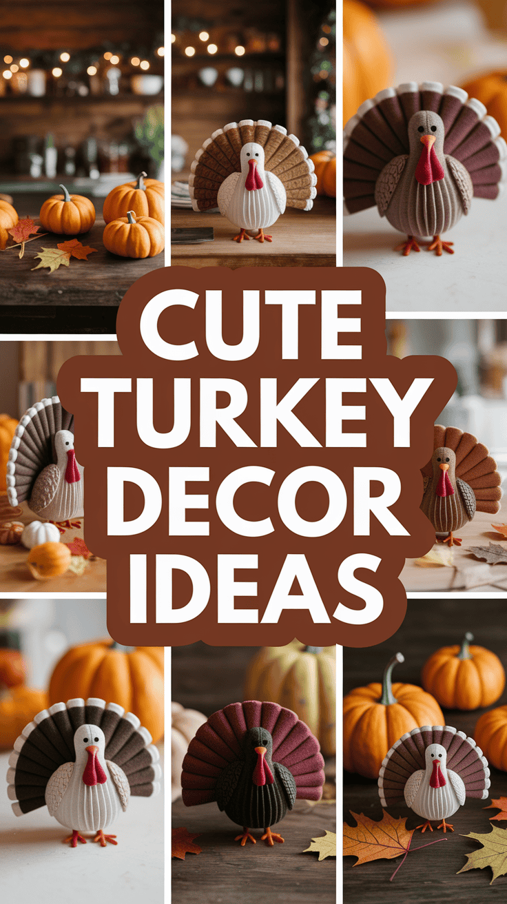 Cute Turkey Decorations for Thanksgiving Your Kids Will Love ...