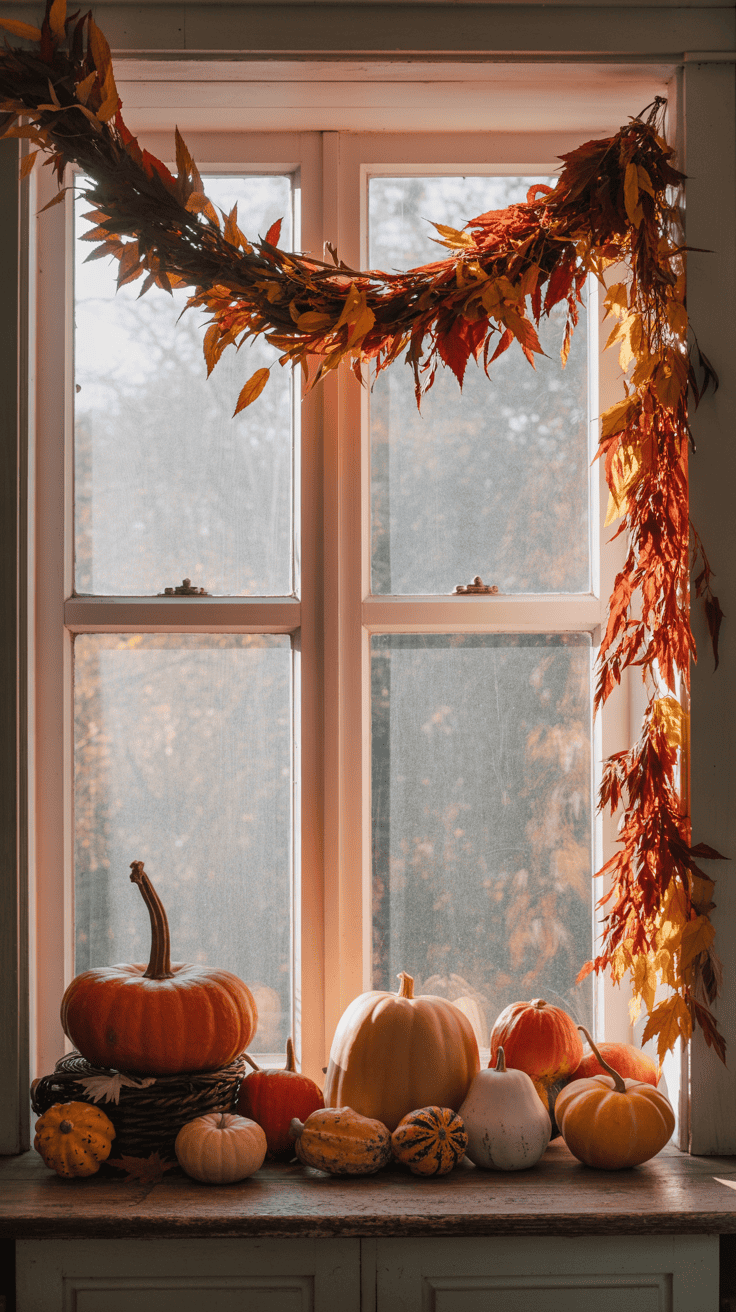 How To Style Bay Window Fall Decorating Ideas ...