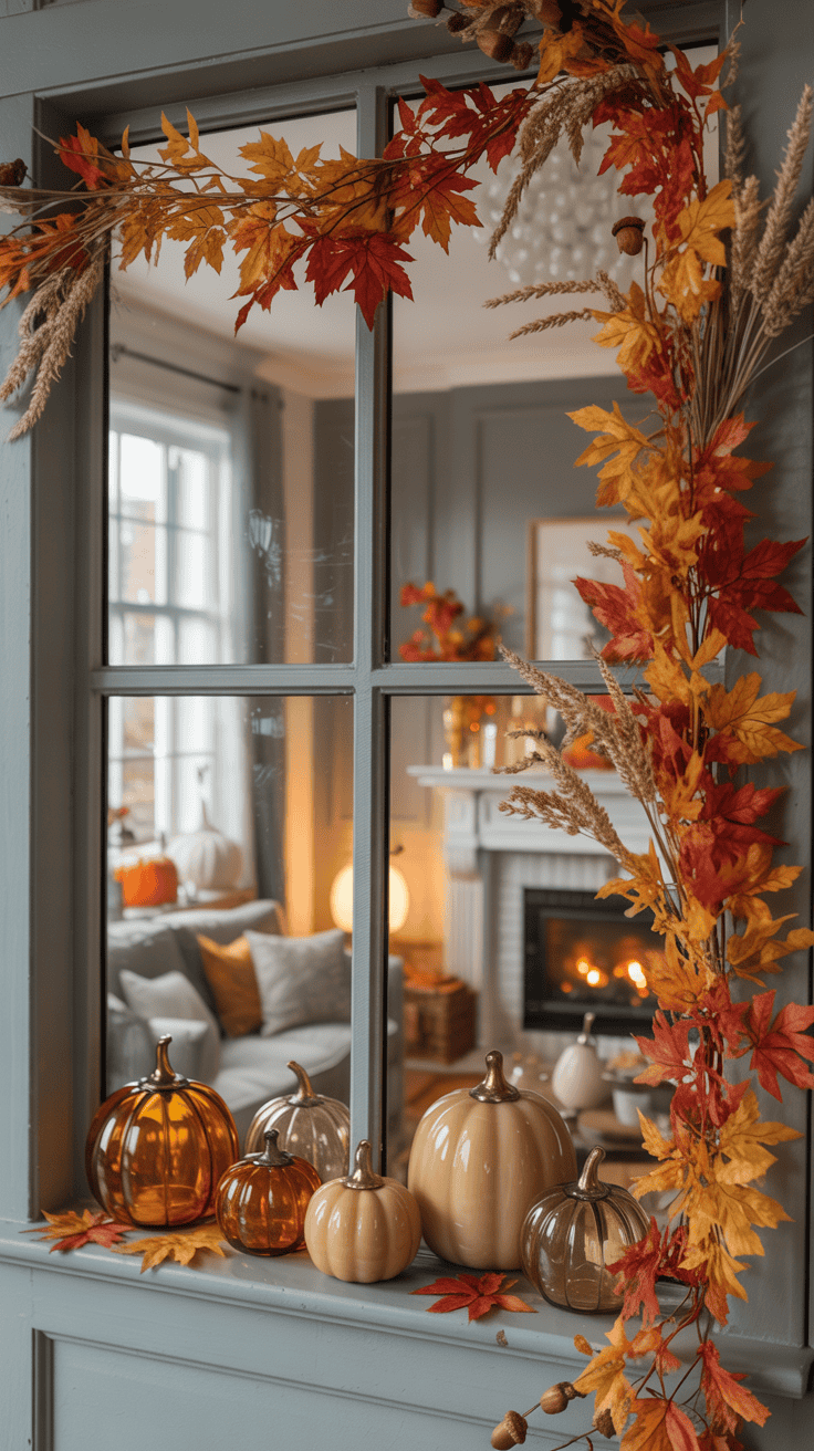 How To Style Bay Window Fall Decorating Ideas ...