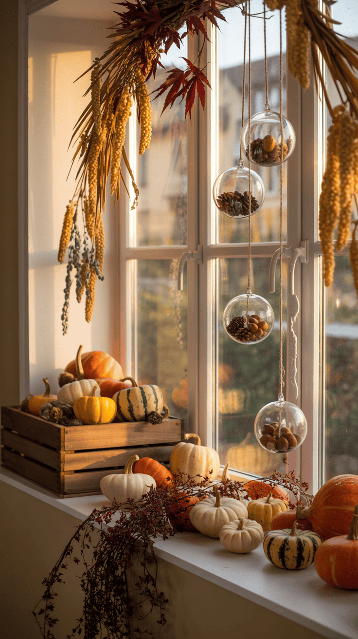 How To Style Bay Window Fall Decorating Ideas ...