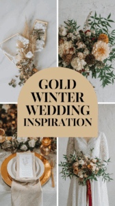 Gold Winter Wedding Inspiration for a Glamorous Event ...