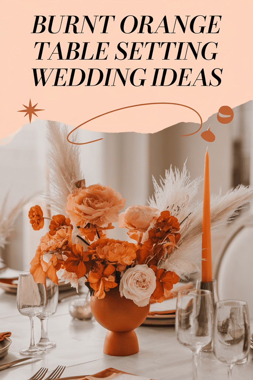 Burnt Orange Table Settings That Feel Warm and Inviting ...