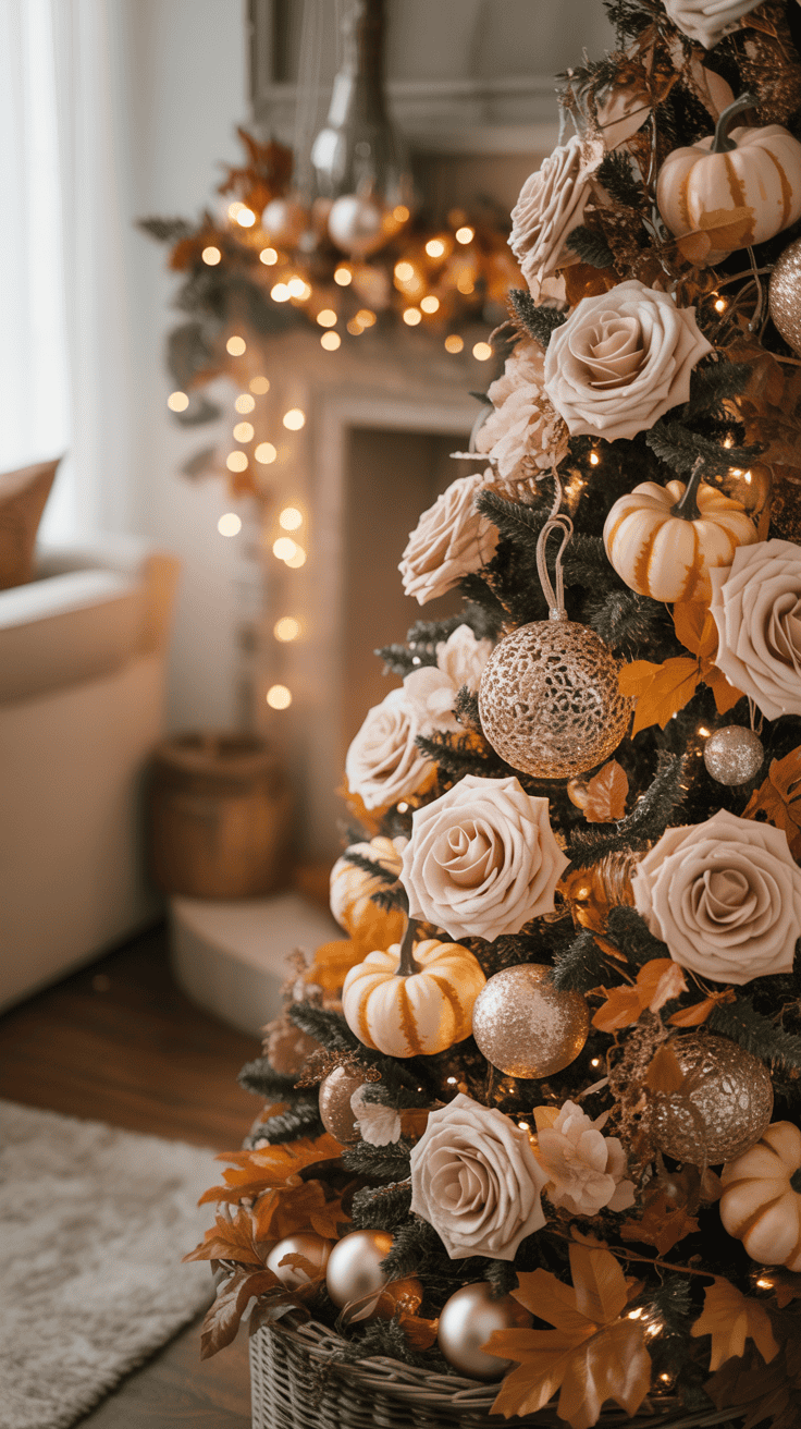 Fall Christmas Tree Ideas That Blend Holidays Beautifully ...