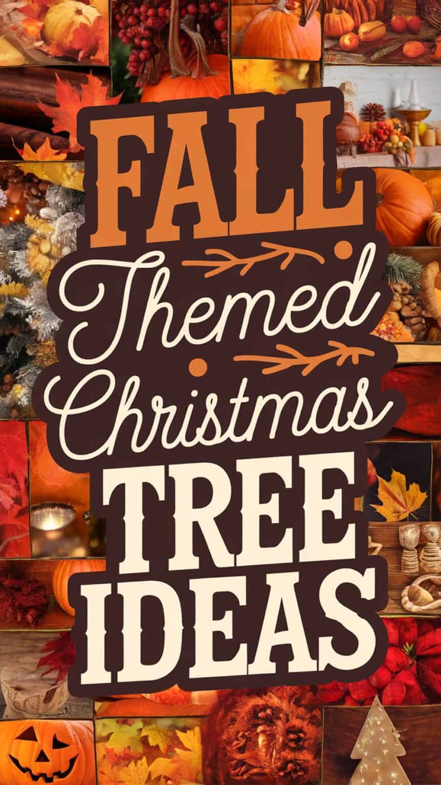 Fall Christmas Tree Ideas That Blend Holidays Beautifully ...