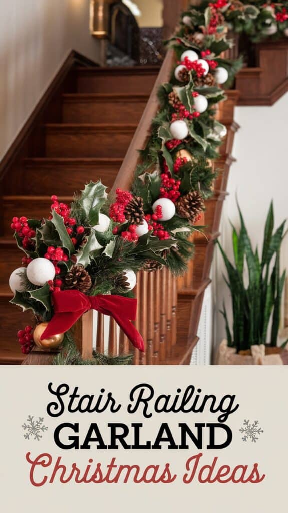 Garland Christmas Porch Railing Decorations That Stand Out ...